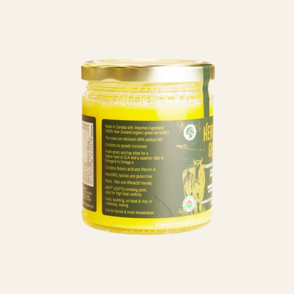 Heritage Organic New Zealand Grass Fed Ghee 200g – Frank's Organic Garden